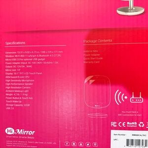 HiMirror | Other | Himirror Mini Skin Analysis Smart Magnify Light Up ...